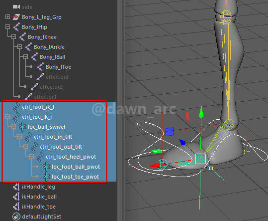 [Maya]Rigging 16 - Ankles & Heels